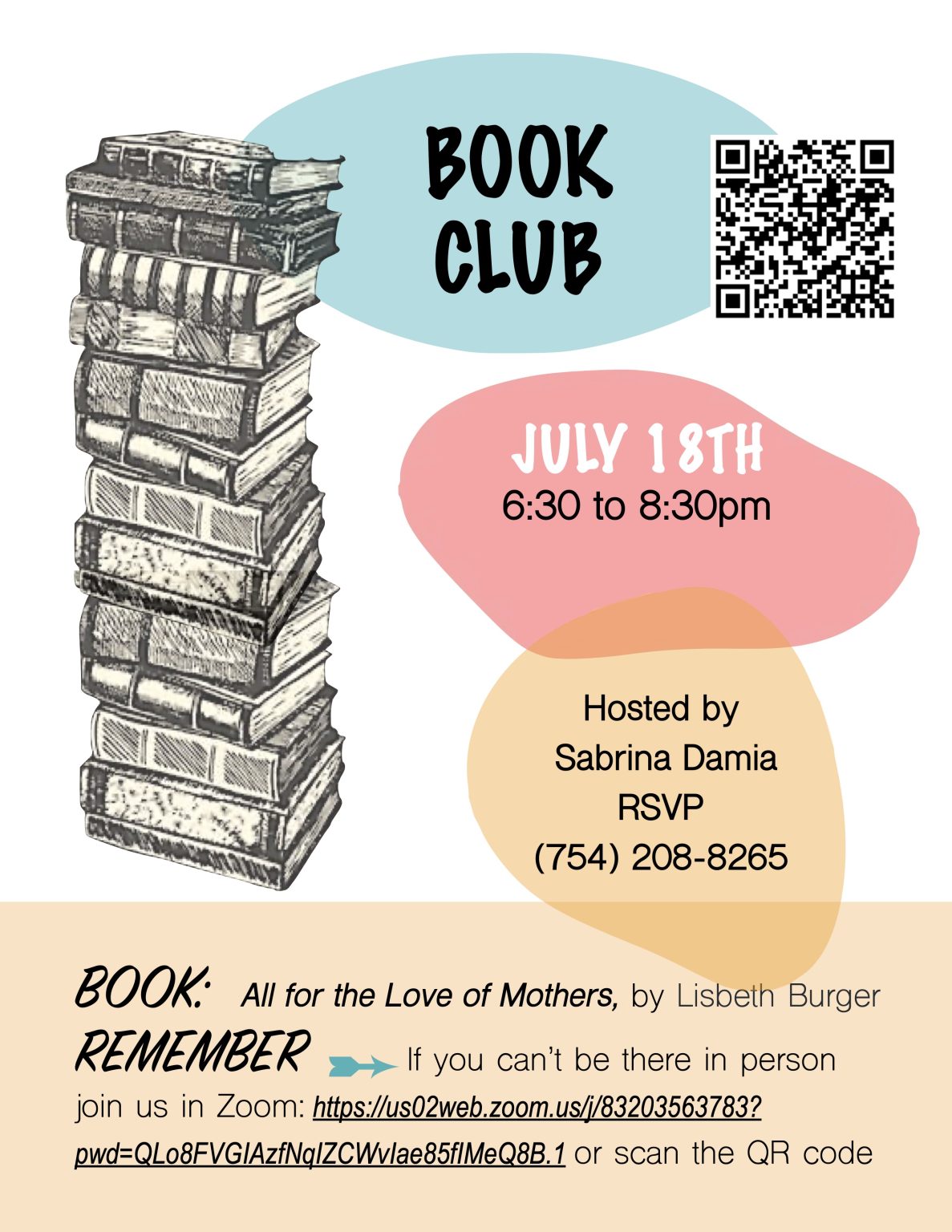 Book Club Meeting! – St. Michael Spring